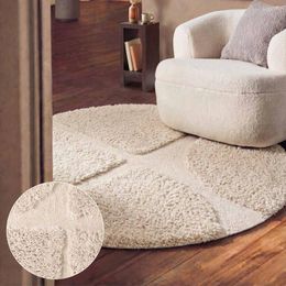 Ted Baker Hochflor-Teppich &raquo;Jasper, auch in rund&laquo; rund 25 mm H&ouml;he Hoch-Tief-Struktur, Weich, Shaggy, Modern, Wohnzimmer, Schlafzimmer beige Polyester &Oslash; 200cm 1 