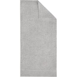 Dyckhoff Handtuch &raquo;Deep Harmony Energy&laquo; 15% Hanf silber Frottier, Obermaterial: 85% Baumwolle, 15% Hanf B/L: 50cmx100cm, 1 Stk., Frottier