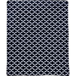 done. Wohndecke &raquo;Milano&laquo; Wohndecke mit einfassender Ziernaht, Kuscheldecke silber Baumwolle B/L: 150cm x 200cm
