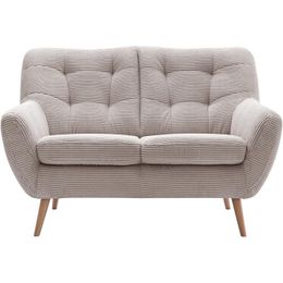 exxpo - sofa fashion 2-Sitzer &raquo;Scandi, bequem, aufwendige R&uuml;ckenpolsterung f&uuml;r mehr Sitzkomfort&laquo; akuelle Farben in hochwertige Bezugsqualit&auml;ten, 