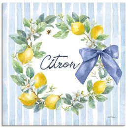 Artland Wandbild &raquo;Le Citron III&laquo; Arrangements 1 Stk. tlg. als Alubild, Leinwandbild, Poster, Wandaufkleber in verschied. Gr&ouml;&szlig;en bunt Leinwand B/H/T: 100cm x 
