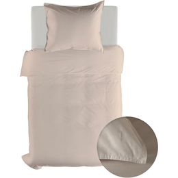 YELLOW Bettw&auml;sche &raquo;Suite-Nairobi&laquo; 2 Stk. Bettw&auml;sche aus 100% Baumwolle, hochwertige Washed Cotton beige Washed Cotton, Obermaterial: 100% Baumwolle B/