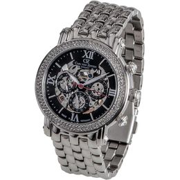 Carl von Zeyten Damen Carl von Zeyten Automatikuhr &raquo;Kniebis&laquo; Armbanduhr, Damenuhr, Made in Germany, Mechanische Uhr, Datum silber Einheitsgr&ouml;&szlig;e