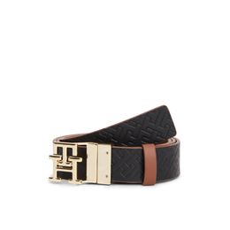 Tommy Hilfiger G&uuml;rtel Damen Gr&ouml;&szlig;e 100 cognac / schwarz