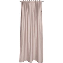 Sch&ouml;ner Wohnen Kollektion SCH&Ouml;NER WOHNEN-Kollektion Vorhang &raquo;Soft&laquo; Multifunktionsband 1 Stk. tlg. mit Lederapplikation rosa Jacquard, Polyester 250cm, Multifunktionsband, 130cm