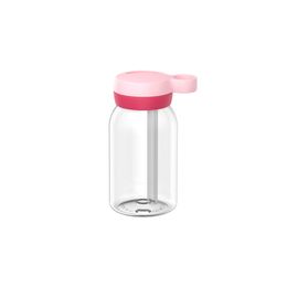 Mepal Trinkflasche "Trinkflasche mit Trinkhalm Campus 450 ml", H:15,5cm, rosa, Trinkflaschen, Sp&uuml;lmaschinengeeignet