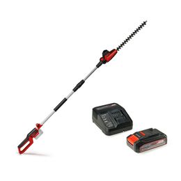 Akku-Heckenschere Einhell, rot, Gartenscheren-Maschinen, "mit Teleskopstab GC-HH 18/45 Li T", inkl. PXC-Starter-Kit 18V 2,5Ah