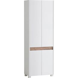Schuhschrank Schildmeyer, B:56,9cm H:164,5cm T:33cm, wei&szlig;, FSC-zertifizierter Holzwerkstoff, Flur, Schr&auml;nke, "Cosmo, Schuhschrank, Made in Germany,