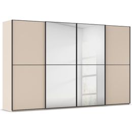 Rauch Schwebet&uuml;renschrank &raquo;Kleiderschrank Schrank Garderobe Schlafzimmerschrank SCALE-DUO&laquo; edle zweigeteilte T&uuml;ren, Spiegel und 3 Zierleisten MADE IN 