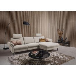Home Affaire Ecksofa &raquo;Sarsina: mit Tonnentaschen-Federkern, perfekt zum Entspannen L-Form&laquo; inklusive 1 motorischen Relaxfunktion mit Herz-Waage-