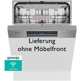 Gorenje teilintegrierbarer Geschirrsp&uuml;ler &raquo;GI673C90X&laquo; 9,4 l 16 Ma&szlig;gedecke TotalDry - auto. T&uuml;r&ouml;ffnung silber Selbstreinigungsprogramm