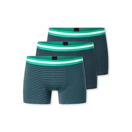Schiesser Underpants ' 95/5 Multi ' boy size 176 Green / Petrol / White