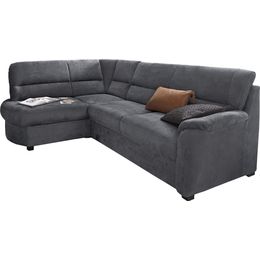 Sit & More Ecksofa SIT & MORE, B:251cm H:91cm T:176cm, grau, Luxus-Microfaser ALTARA NUBUCK (100% Polyester);Luxus-Microfaser ALTARA NUBUCK (100%