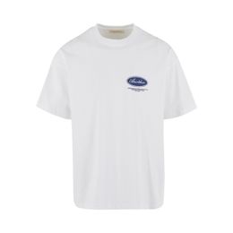 Damen T-Shirt "Another Cotton Lab Summer in Paradise Oversized Tshirt", wei&szlig;, Gr. M, ANOTHER COTTON LAB, bedruckt, 100% Baumwolle, Shirts