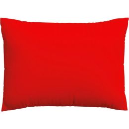 Schlafgut Kissenbezug &raquo;Premium Kissenbezug Woven Satin (1 St)&laquo; Ton-in-Ton Rei&szlig;verschluss, Fadendichte von 300tc, Uni, OEKO Tex rot Mako-Satin, Obermaterial: 100