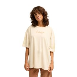 Billabong Damen Oversize-Shirt "Familiar Roads", beige, Gr. XS, Obermaterial: 100% Baumwolle., Shirts