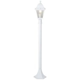 Brilliant Pollerleuchte &raquo;Nissie&laquo; E27 1 Stk. Stehlampe - Standleuchte f&uuml;r Au&szlig;en - 100cm H&ouml;he - E27 Fassung wei&szlig; 1, H: 100cm, 1 Stk.