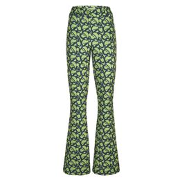Alba Moda Damen Stoffhose "Hose Hose", gr&uuml;n, Modern, Gr. 34, Obermaterial: 95% Polyester PES. 5% Elasthan EL., Hosen