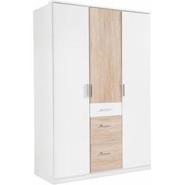 wimex Kleiderschrank &raquo;Joker&laquo; wahlweise mit Spiegel wei&szlig; B/H/T: 135cm x 199cm x 59cm, T&uuml;ren: 3 Stk. ohne Spiegel
