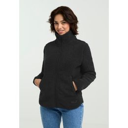 Jack Wolfskin Damen Fleecejacke "HIGH CURL JKT W", schwarz, Gr. M, Obermaterial: 100% Polyester. Futter: 100% Polyester, Jacken, mit durchgehendem