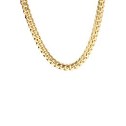 Firetti Herren Panzerkette &raquo;Schmuck Geschenk Metall Halsschmuck Halskette 7,8 mm breit&laquo; Made in Germany gold 50, Metall, L: 50 B: 7,8mm
