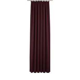 WIRTH Vorhang &raquo;Newbury&laquo; Kr&auml;uselband 1 Stk. tlg. nach Ma&szlig; lila Baumwolle, Polyester 335cm, Kr&auml;uselband, 130cm