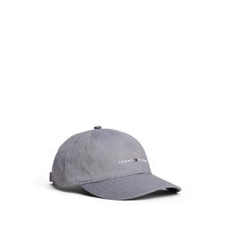 Tommy Hilfiger Herren Baseball Cap &raquo;TH FLAG SUITING 6 PANEL CAP&laquo; strukturierte Oberfl&auml;che grau Einheitsgr&ouml;&szlig;e