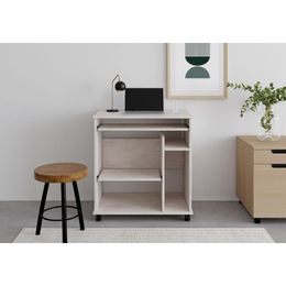 VOGL M&ouml;belfabrik Computertisch &raquo;Compi&laquo; PC-Tisch mit Tastaturauszug, platzsparend, Breite 72 oder 90 cm blau B/H/T: 72cm x 76cm x 46cm