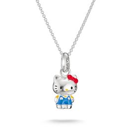 Thomas Sabo Damen Thomas Sabo Kette mit Anh&auml;nger &raquo;Thomas Sabo Hello Kitty Kette klassisch blau&laquo; Emaille blau 45, Metall