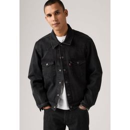 Levi's LEVI'S Herren Jeansjacke, schwarz, Gr. XL, Denim/Jeans, Obermaterial: 100% Baumwolle, Jacken, Westernstyle