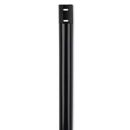 Hama Kabelkanal &raquo;Aluminium Kabelf&uuml;hrung zum Schrauben oder Kleben f&uuml;r 5 Kabel, halbrund&laquo; Kabelmanagement, 110 cm L&auml;nge schwarz Aluminium Schnelles Abnehmen