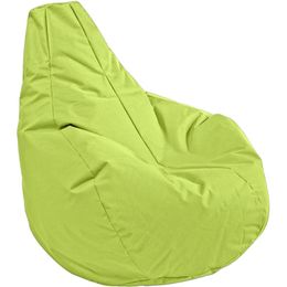 Kinzler Sitzsack &raquo;Gamer&laquo; 1 Stk. tlg. Uni Farben, mit R&uuml;ckenlehne, Outdoor geeignet, Kinderzimmer gr&uuml;n Polyester B/H/T: 100cm x 100cm