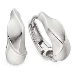 Firetti Damen Paar Creolen "Schmuck, Geschenk, Creolen Silber rhodiniert", 13,5mm, Silber 925 (Sterlingsilber), silber, Silber 925 (Sterlingsilber),