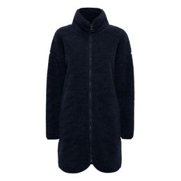 oxmo Damen Sweatjacke "Kurzmantel OXTova", blau, Gr. S, Obermaterial: 100% Polyester PES., Jacken