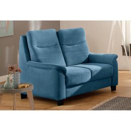 OTTO home 2-Sitzer &raquo;Boccaccio&laquo; mit Federkern, incl. Kopfteilverstellung blau Luxus-Microfaser Vintageoptik(100% Polyester);Struktur weich (90% 