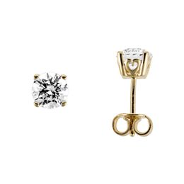 Firetti Damen Paar Ohrstecker &raquo;Schmuck Geschenk Gold 333 Ohrschmuck Solit&auml;r&laquo; mit Zirkonia (synth.) gold Gelbgold 333