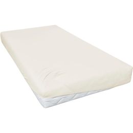 Primera Spannbettlaken &raquo;Luxus-Satin&laquo; in hochwertiger Qualit&auml;t Satin, Obermaterial: 100% Baumwolle B/L: 150cm x 200cm, 1 Stk., Satin, 150x200 24cm