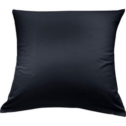 Primera Kissenbezug &raquo; Luxus-Satin Kissenbezug&laquo; Passend zu unserer Luxus-Satin Bettw&auml;sche schwarz Mako-Satin, 100% Baumwolle, Mako-Satin B/L: 80cm x 80cm, 2 