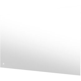 Home Affaire LED-Lichtspiegel &raquo;Spiegel 100x65&laquo; silber Holzwerkstoff B/H/T: 100cm x 65cm x 3cm