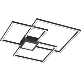 Trio Leuchten LED Deckenleuchte &raquo;Hydra&laquo; LED-Board 1 Stk. Warmwei&szlig; LED Deckenlampe, Switch Dimmer grau 1, H: 7cm, 1 Stk.