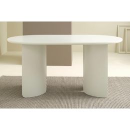 Sch&ouml;ner Wohnen Kollektion Esstisch, B:160cm H:76cm T:90cm, wei&szlig;, SCH&Ouml;NER WOHNEN-KOLLEKTION, Wohnzimmer, Tische, "GRIMSTAD", in 160 cm oder 200 cm, mit variabel montierbarem