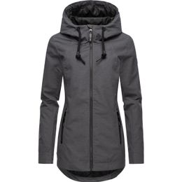 Ragwear Damen Outdoorjacke "Zuzka", grau, Gr. XXXL, Au&szlig;enmaterial: 100% Polyester. Innenfutter: 100% Polyester, Jacken, stylische &Uuml;bergangsjacke mit