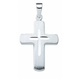 Adelia&acute;s ADELIA ́S Damen Kreuzkette "Halskette - Kreuzkette mit Kreuz Anh&auml;nger aus 925 Silber", Silber 925 (Sterlingsilber), silber, Silber 925