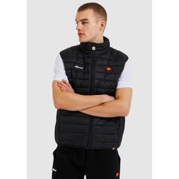Ellesse Herren Steppweste &raquo;Bardy Gilet&laquo; f&uuml;r Erwachsene, mit geradem Abschluss, aus Polyester schwarz L