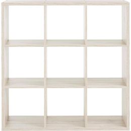 FORTE Standregal &raquo;Mauro&laquo; Fachgr&ouml;&szlig;e 33x33cm, 4 F&auml;cher braun Holzwerkstoff B/H/T: 107,2cm x 107,3cm x 32,9cm, offene F&auml;cher