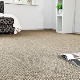 ANDIAMO Teppichboden &raquo;Joe, Schlinge, Gesamth&ouml;he 8 mm, Luxusklasse LC2&laquo; rechteckig Breite 400 cm, meliert, Wohnzimmer, strapazierf&auml;hig & robust braun 
