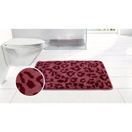 OTTO home Badematte &raquo;Anna Leo, Badvorleger, Badezimmer Teppich, Duschvorleger&laquo; H&ouml;he 15 mm rutschhemmend beschichtet fu&szlig;bodenheizungsgeeignet schnell 