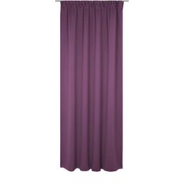 WIRTH Vorhang &raquo;Newbury&laquo; Multifunktionsband 1 Stk. tlg. nach Ma&szlig; lila Baumwolle, Polyester 285cm, Multifunktionsband, 130cm