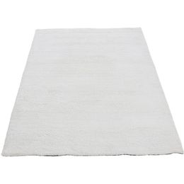 CarpetFine Hochflor-Teppich &raquo;Silky, auch als L&auml;ufer erh&auml;ltlich&laquo; rechteckig 20 mm H&ouml;he Shaggy, Langflor, uni, besonders weich, Handarbeit beige 
