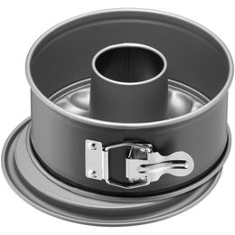 Kaiser Springform &raquo;Inspiration&laquo; Flachboden, Rohrboden, f&uuml;r Torten/R&uuml;hrkuchen/Gugelhupf, Stahl Stahl &Oslash; 18cm